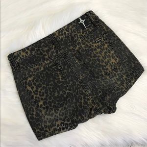 Lip Service | Shorts | Lip Service High Waist Animal Print Jean Shorts ...